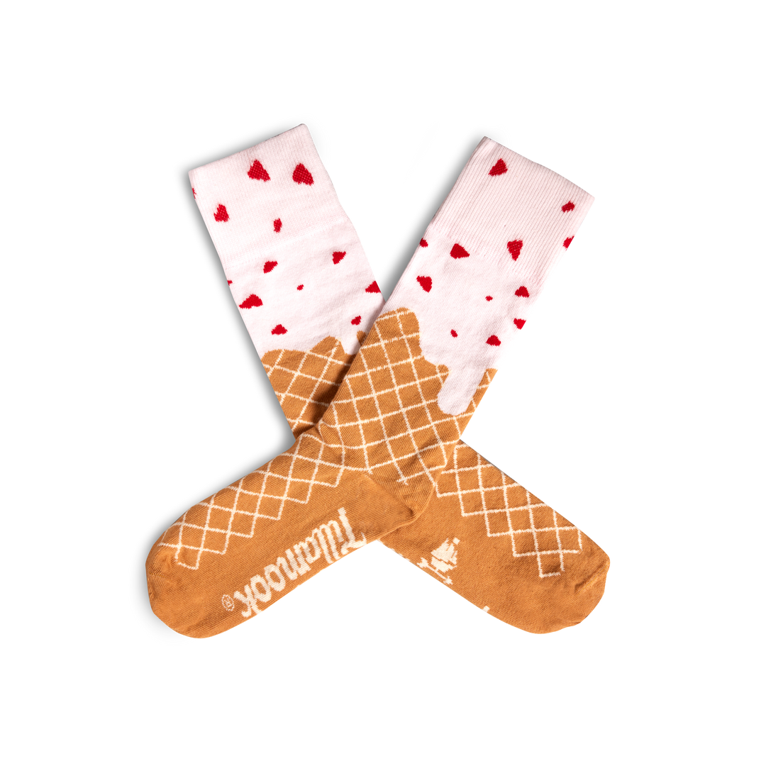 Strawberry Ice Cream Socks – Tillamook Shop